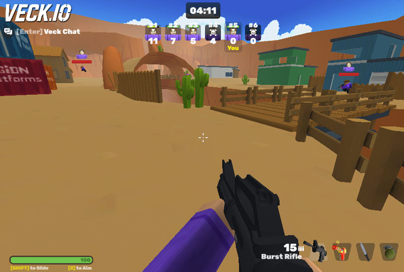 Veck.io - Play Online On Monkey Mart